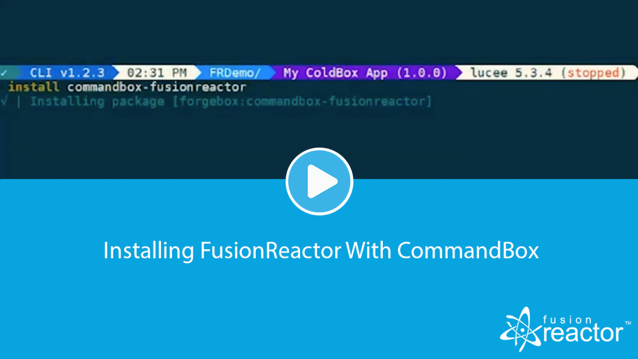 Installation - FusionReactor Observability & APM